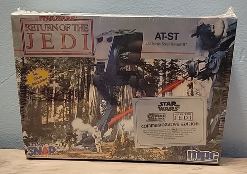 VINTAGE STAR WARS AT-ST MODEL KIT SNAP RETURN OF THE JEDI 1992 | eBay