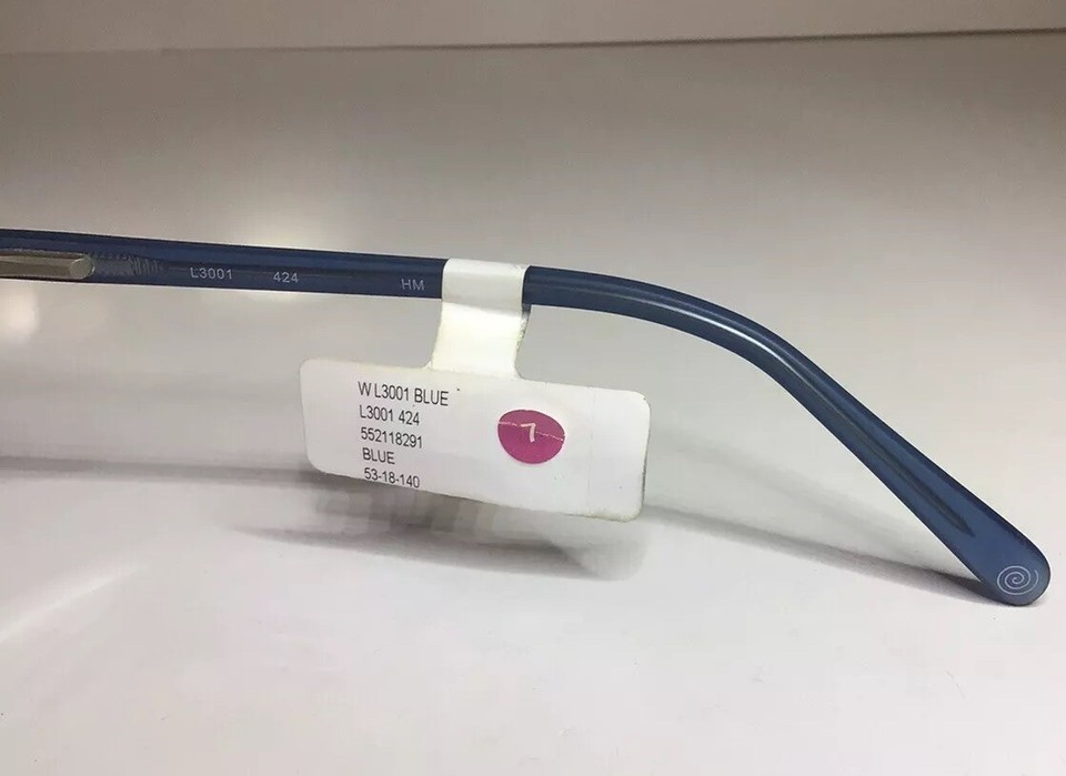 Allure L3001 Eyeglass Frames Rx Able Blue 53 18 140 Womens | eBay