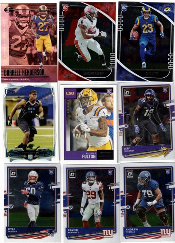 Football rookie Card Lot 35 Total ASSORTED TEAMS | eBay