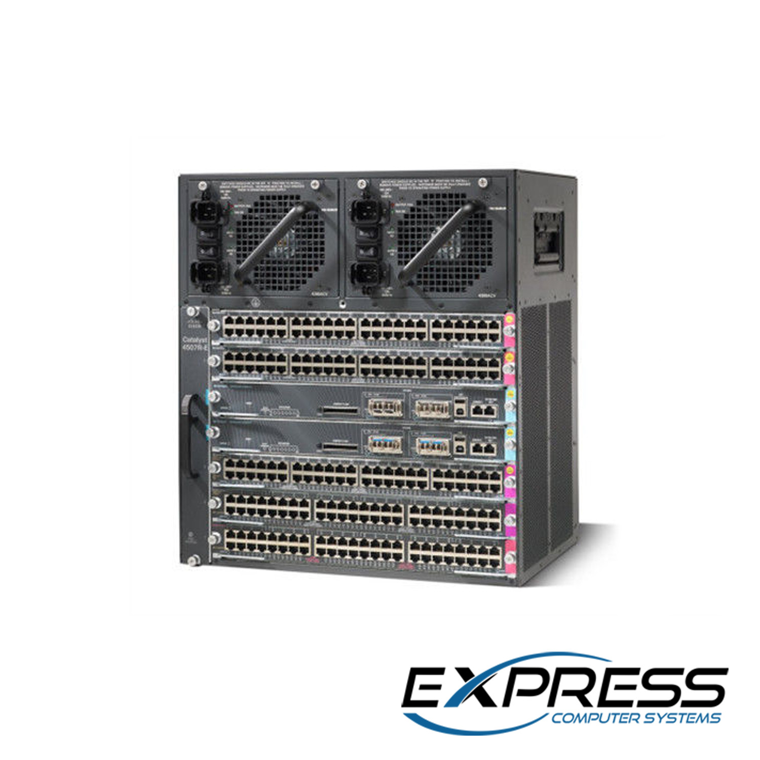 Cisco WS-C4507R+E | 2x X4748-RJ45-E | 1x X4712-SFP+E | 2x X45-SUP7-E ...