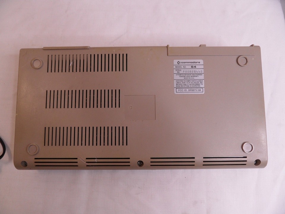 Refreshed Commodore C64 Computer Heat Sinks Power Supply Video cable ...