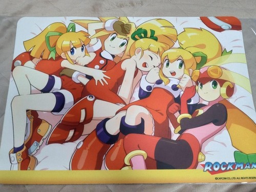 Rockman Character Rubber Mat Roll! Game Mat for Trading Card | eBay