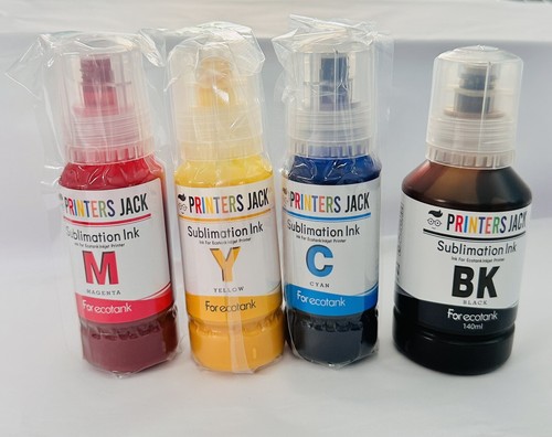Printers Jack 100ml each Sublimation Ink for Inkjet Printer Ecotank ...