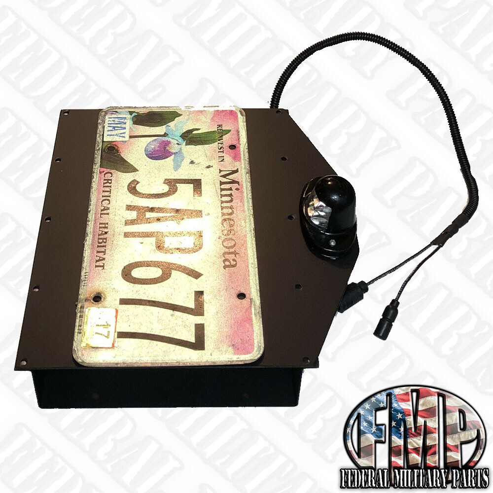 Airlift Bumper License Plate Bracket - No Drill Install - Prewired ...