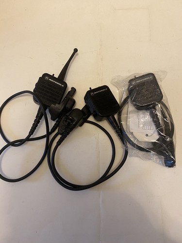 Lot 3 Motorola XTS5000 NMN6247A PS Mics With 30” Straight Cord & One ...