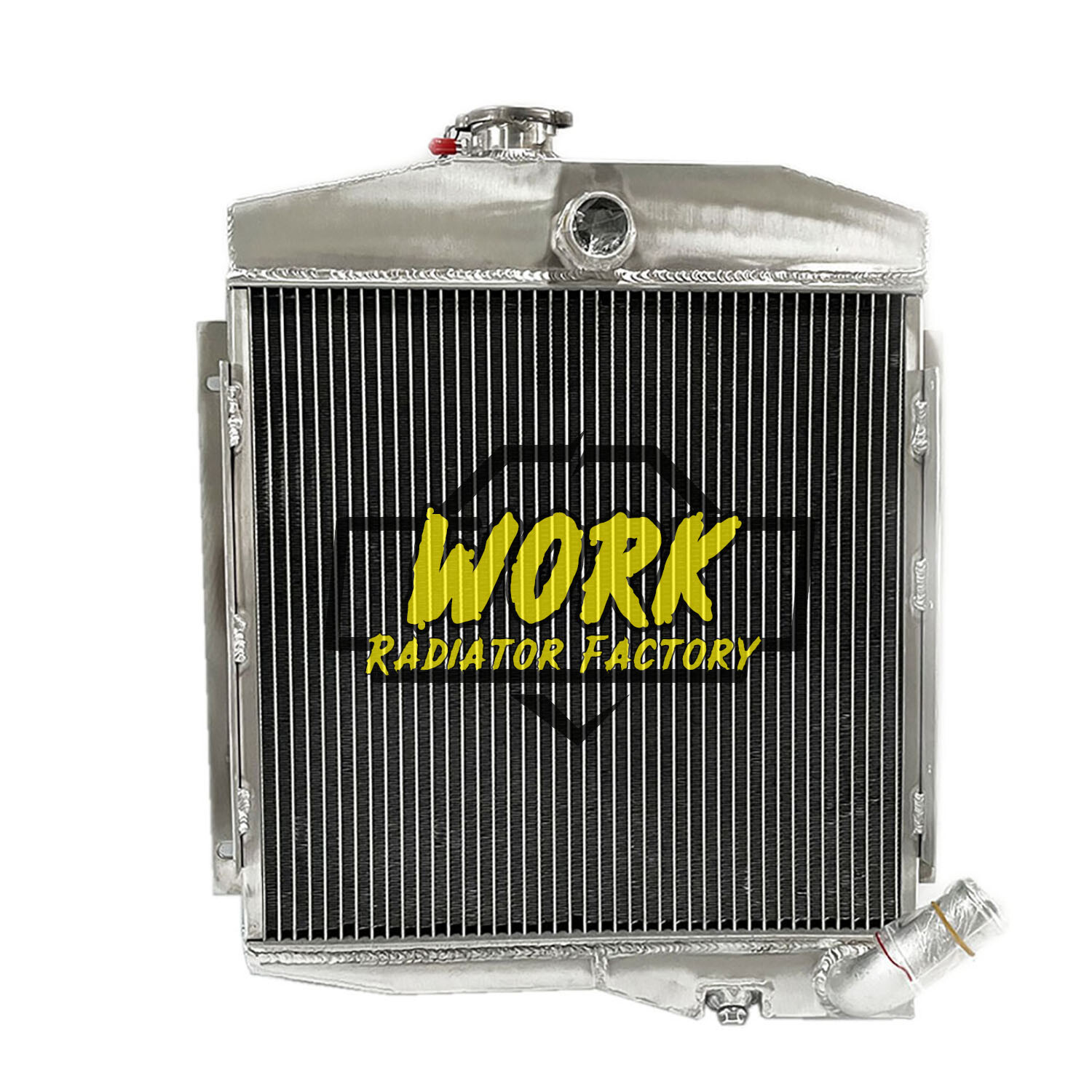 Aluminum Radiator Fit 1965-1971 1970 69 68 67 Jeep CJ5 Base Buick 3.7L ...