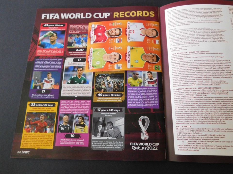 Panini FIFA World Cup 2022 Qatar 638 Sticker Version # Leeralbum ...