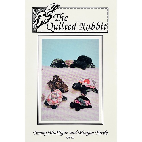 Timmy MacTigue and Morgan Turtle PATTERN Turtle Quilted Pincushion ...