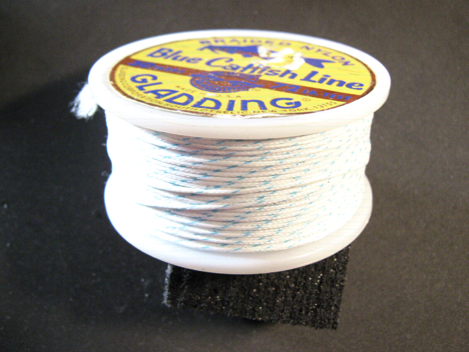 Blue Catfish Braided Nylon Line GLADDING 72 Lb. Test 50 yds. Spool Lt ...