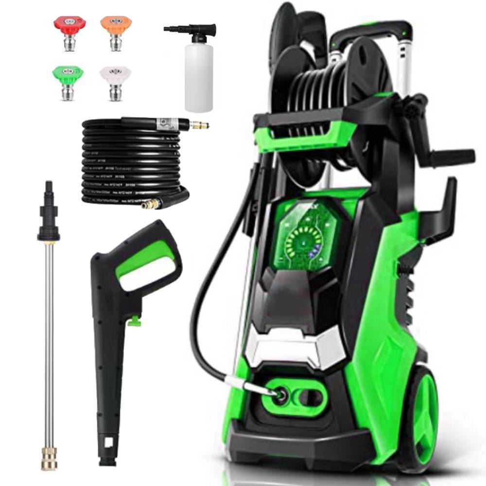 3800PSI Pressure Electric High Pressure Washer 1800W 2.8GPM with Touch ...