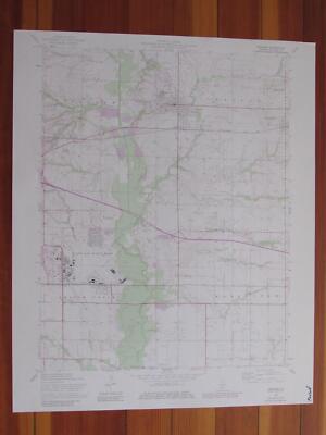 Lebanon Illinois 1982 Original Vintage USGS Topo Map | eBay