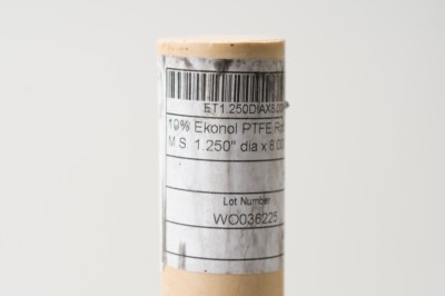 10% Ekonol PTFE Rod 1.250” Diameter *Sold By The Inch* **Machining ...