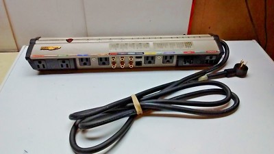 Monster MBP 1100 Home Theater 8-Outlet Power Bar Center Surge Protector ...