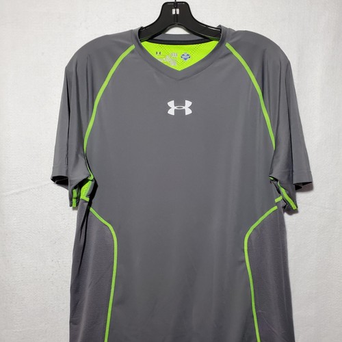 Under Armour NFL Combine Shirt Men's HeatGear Short Sleeve Fitted L | eBay