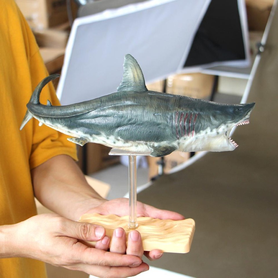PNSO Megalodon Model Prehistoric Ocean Animal Figure Toy Collection ...