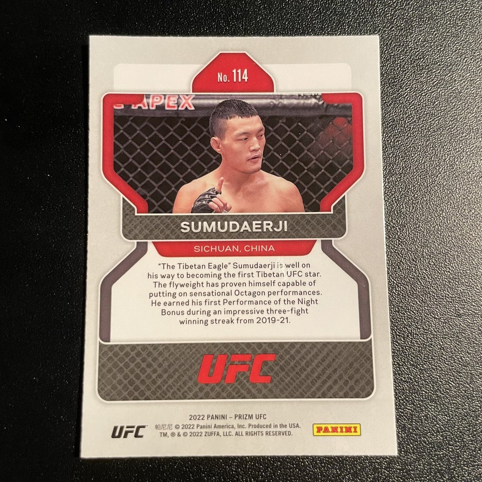 2022 Panini Prizm UFC Sumudaerji Flyweight Rookie Card #114 RC | eBay