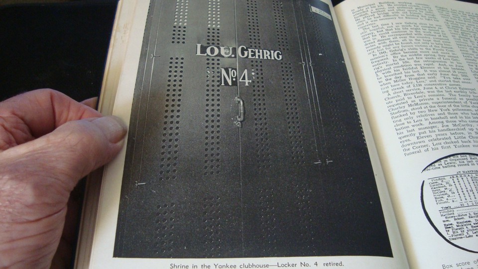 1944 The Sporting News Baseball Register- Lou Gehrig Story- Rube ...
