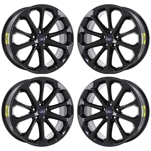 20" FORD TAURUS GLOSS BLACK EXCHANGE WHEELS RIMS FACTORY OEM 3927B 2013 ...