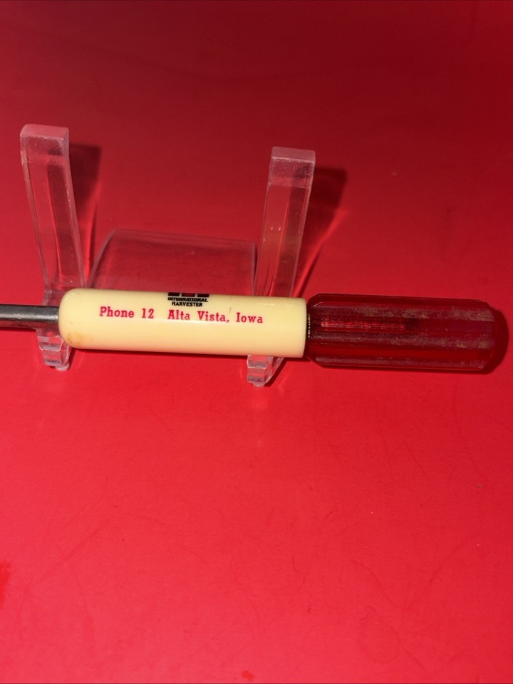 Vtg International Harvester - Crooks - Alta Vista, IA Screwdriver 2 ...