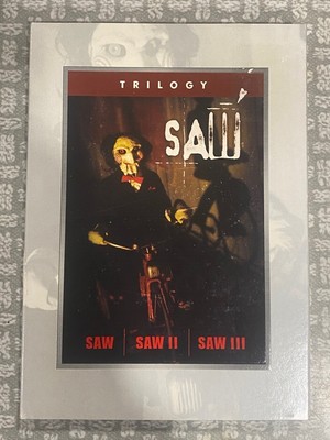 Saw Trilogy 3 DVD Saw Saw II Saw III Lionsgate 2006 Full Screen **BRAND ...