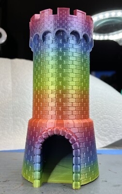 Dungeon and Dragons Dice Tower, Dice Tower, Will fit most fancy dice ...