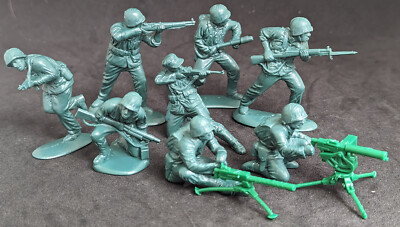 Mars 32044 - WWII U.S. Inf Marines w Machine Guns - 14 pieces 54mm toy ...