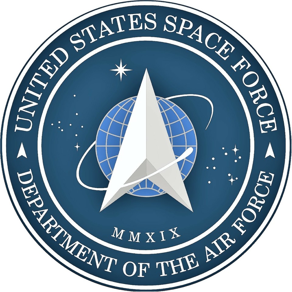 2 X UNITED STATES SPACE FORCE DECAL'S 1 X 4" and 1 X 2" LAMINATED | eBay