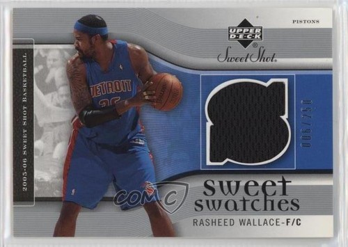 2005-06 Upper Deck Sweet Shot - Sweet Swatches #SW-RW Rasheed Wallace /250 (MEM) for sale online ...