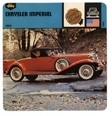 Chrysler Imperial - GT / Production Car Edito Service SA Auto Rally ...