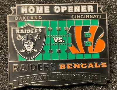 Oakland Raiders vs Cincinnati Bengals 2015 Game Day Collector Pin | eBay