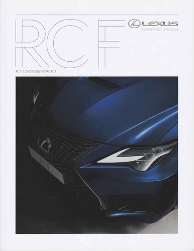 Catalogue Brochure Lexus RC-F 04/2019, France | eBay