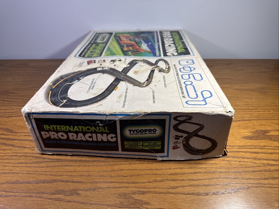 Vintage 1980's Tyco International Pro Racing Track Slot Car Incomplete ...