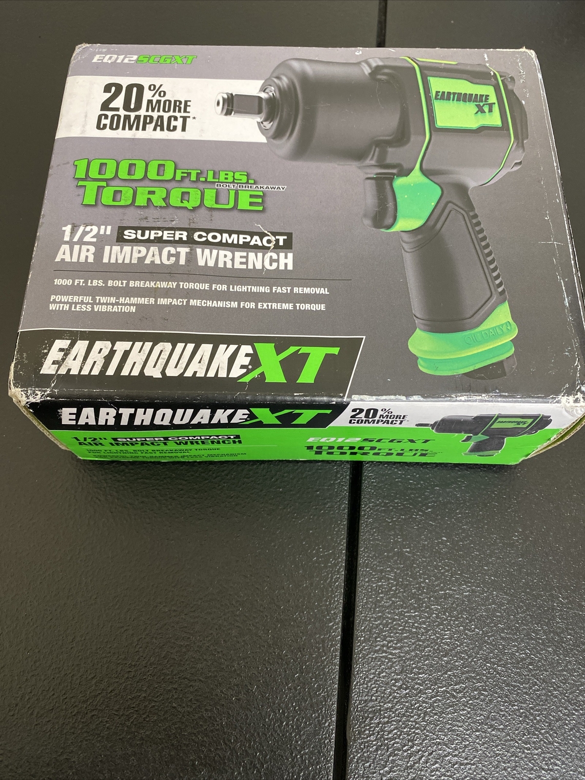 1/2" Composite Earthquake XT Xtreme Torque Air Impact Wrench Green ...