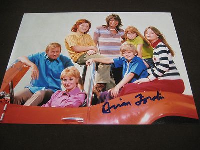 THE PARTRIDGE FAMILIES CHRIS, BRIAN FORSTER AUTOGRAPHED 8X10 PHOTO W ...