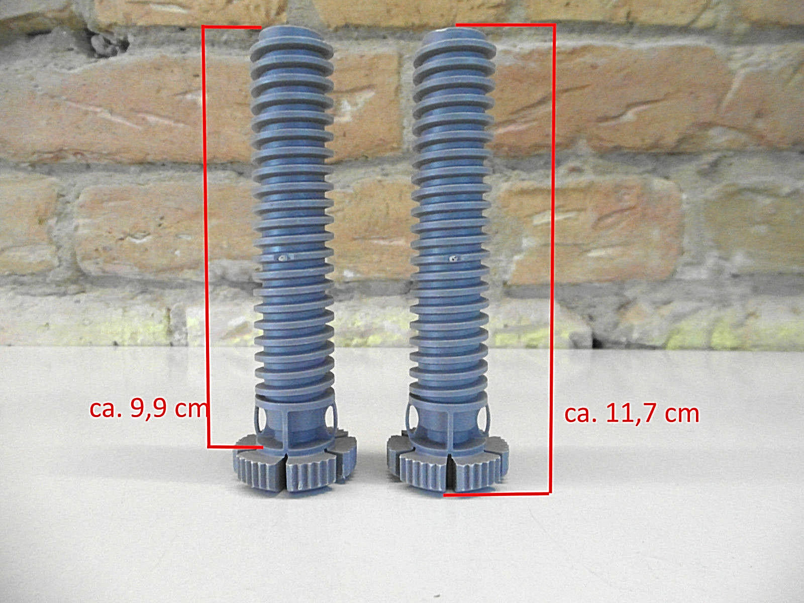 Orig. Miele Geschirrspülerfüße Stellfüße / Füße / Füsse 2 Stück M.-Nr ...