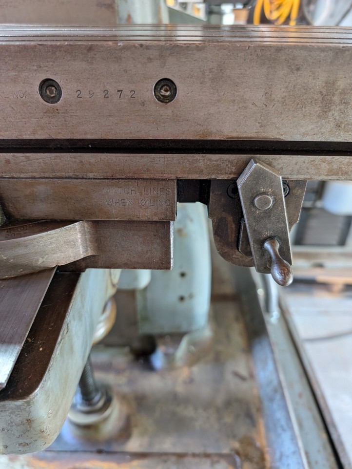 Hardinge Universal Mill UM, 110-1850 RPM, 6" x 25" Table, 120/240V ...