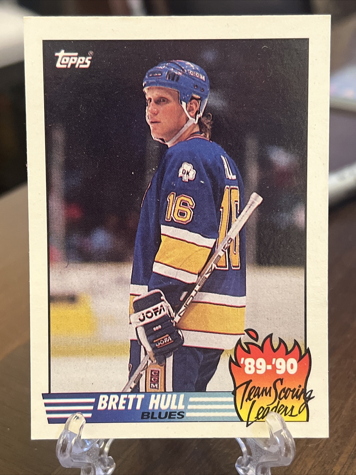Brett Hull 1990 Topps Hockey Card #2 (NM) | eBay