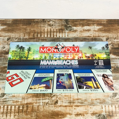 Monopoly Miami And The Beaches Edition Board Game 2008 Hasbro RARE | eBay