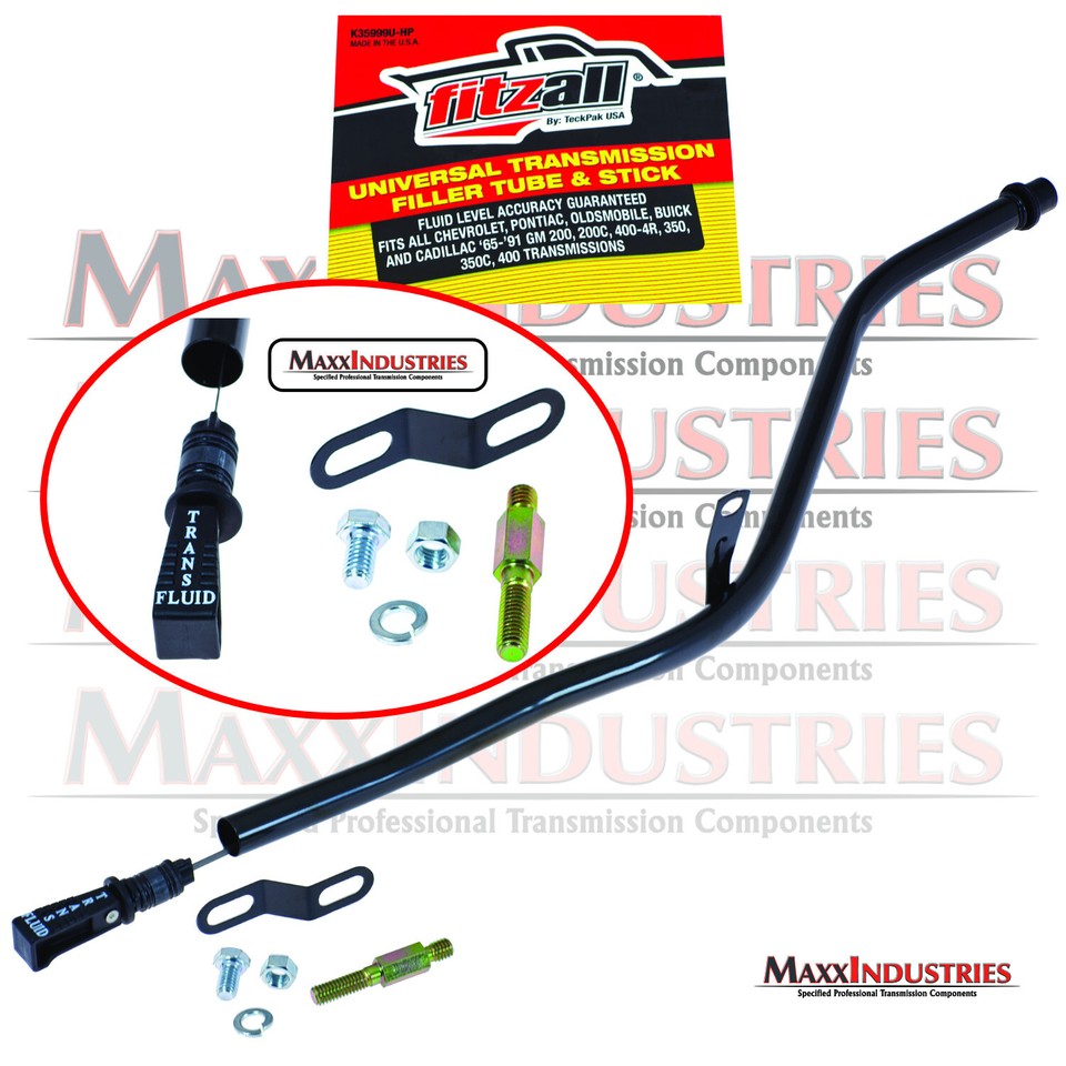 Fitzall Turbo 350 TH350C TH400 Transmission Filler Tube with Dipstick ...