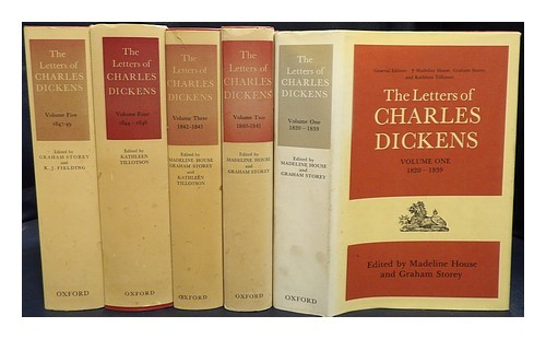 Dickens, Charles (1812-1870) The letters of Charles Dickens / edited by ...