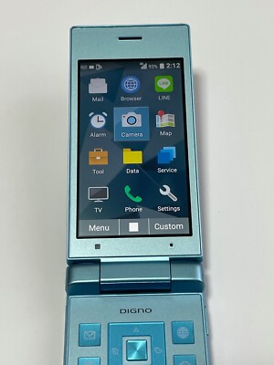 Kyocera 701KC Digno Keitai2 Android Flip Phone Unlocked Blue | eBay