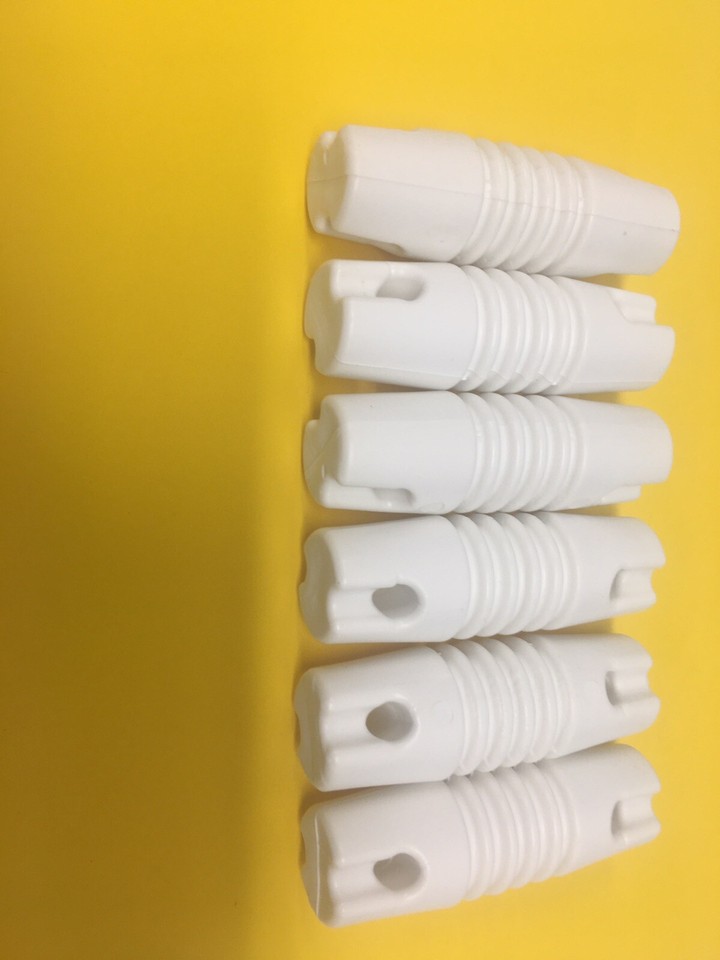 6 Pak White Nylon Dog Bone Antenna Insulators For Ham Radio/ Shortwave ...