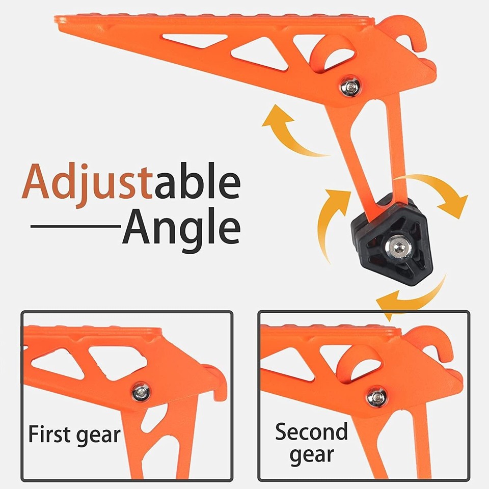 TOOENJOY Universal Foldable Car Door Step Latch Hook Mini Pedal Ladder ...