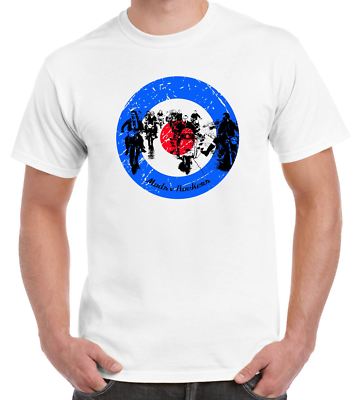Mods V Rockers Mod Target Logo Men's T-Shirt | eBay UK