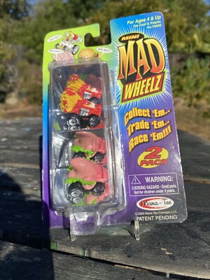 Mini Mad Wheelz Series 1 Cars Greased Lighting Boogie Burner 2 Pack New ...