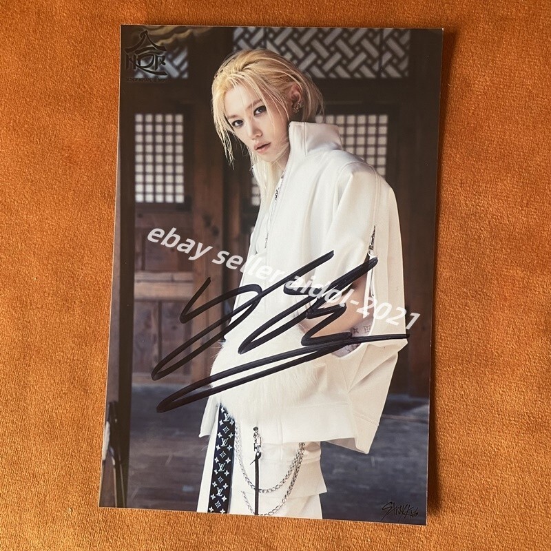 STRAY KIDS 合 HOP WALKING ON WATER AUTOGRAPHED SIGNED PHOTO 4*6 K-POP ...