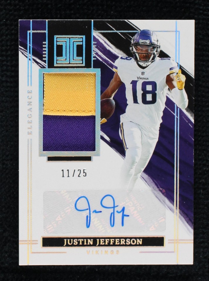 2022 Panini Impeccable Justin Jefferson #EVA-JJE for sale | eBay
