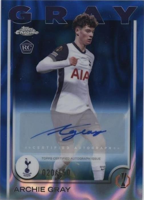 2024-25 Topps Chrome Uefa Club Competitions - Chrome Autographs Archie ...
