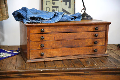 Antique Apothecary Cabinet watchmaker drawer Tool Box watch Wood chest ...