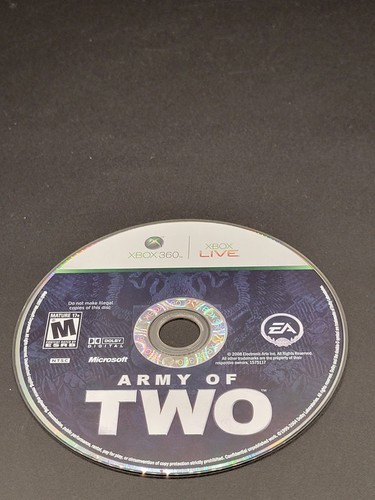 Army of Two - Xbox 360 - Authentic - Loose Disc - NTSC/US | eBay